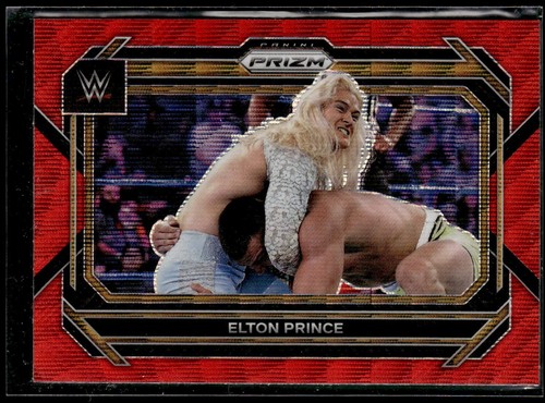 Elton Prince 2023 Panini Prizm WWE #12 Ruby Wave | eBay