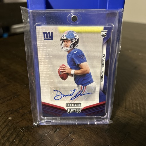 Daniel Jones 2019 Playoff Rookie Auto Base Football NY Giants ...