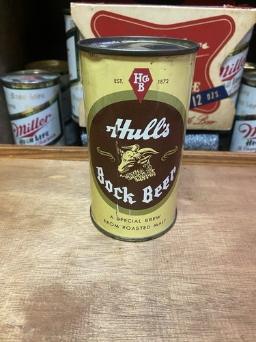 Hulls bock Beer Flat Top Beer Can hull Brewing Co Old W Goat | eBay
