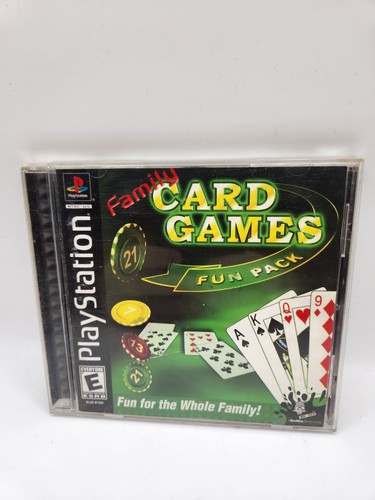 Family Card Games Fun Pack for Sony PlayStation 1 2002 Cib Tested | eBay UK