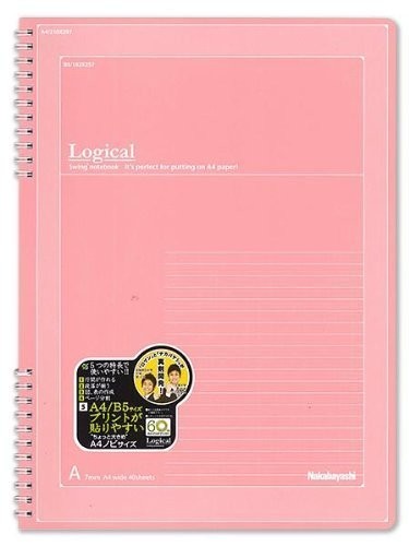 Business Use Set Swing Logical Double-Ring Notebook A4 Wide NW-A401WA ...