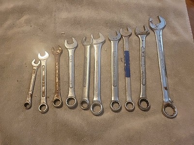 10 - Wrench Lot Set Combination Household Workshop Hobby Assorted | eBay