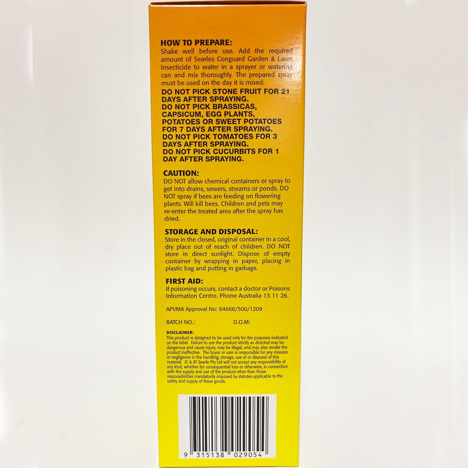Conguard Garden and Lawn Insecticide, 500 Ml | eBay Australia
