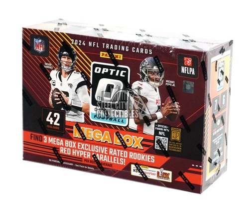 2024 Panini Donruss Optic Football Hobby Mega Box Downtown Chase Case ...