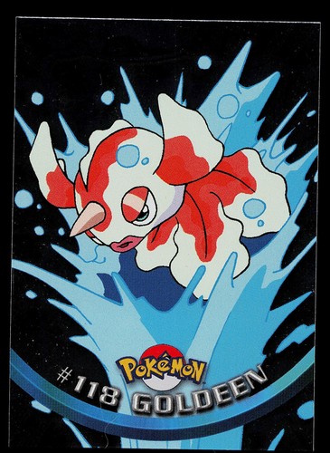 Pokemon Card - Goldeen Topps TV Animation Edition 118 Foil Blue Logo | eBay