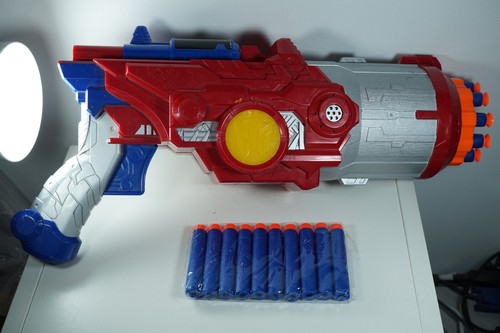 NERF Transformers Optimus Prime Cyber Blaster Hasbro Nerf Dart Gun ...