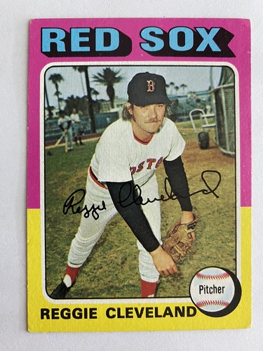 1975 Topps #32 Reggie Cleveland Boston Red Sox | eBay