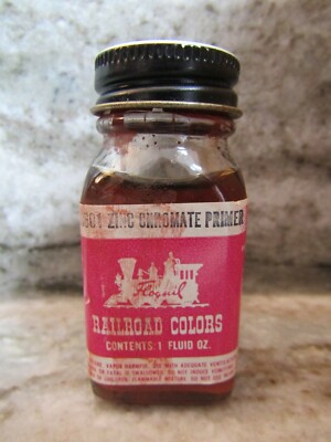 FLOQUIL RAILROAD COLORS MODEL PAINT - 1oz 1 OUNCE - RR601 ZINC CHROMATE ...