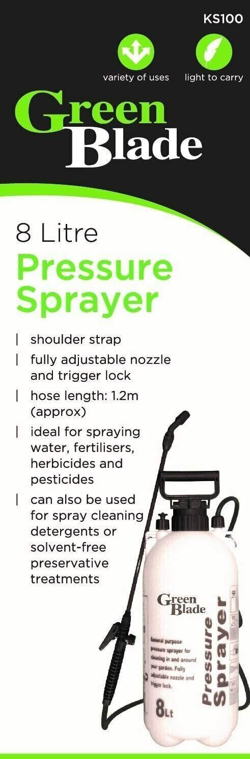 2L 3L 5L 8L 10L Garden Pressure Sprayer Bottle Fence Chemical Weed ...