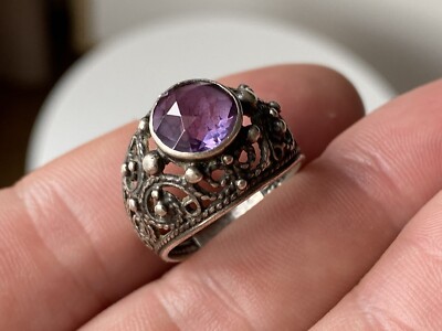 Vintage Ring Silver 875 with Stone Women's Soviet USSR | eBay