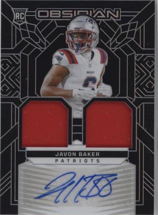 2024 Panini Obsidian - Rookie Materials Ink Javon Baker #RMI-JBR /299 ...