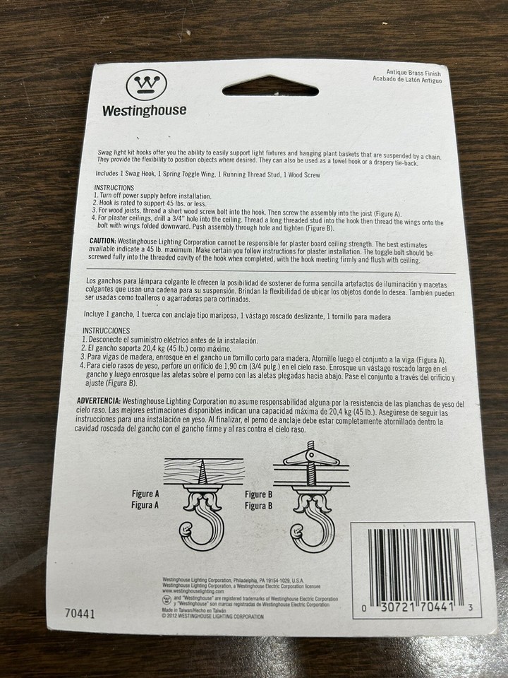 Westinghouse 70441 Large Swag Hook Kits | eBay