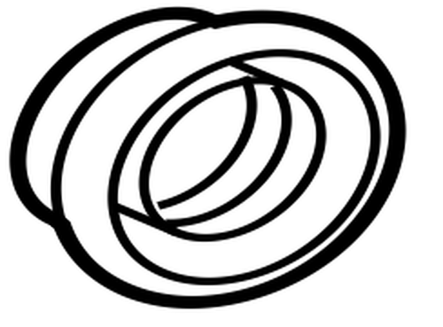 90311-50053 Toyota Oil seal, front drive shaft, lh 9031150053, New ...