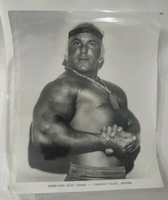 Super Star Billy Graham Vintage Wrestling Promo Photo 8 x 10 Photograph ...