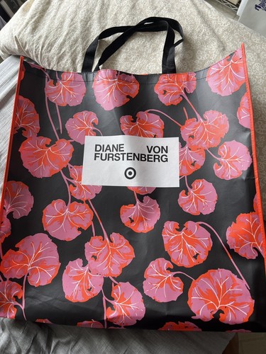 DVF Diane Von Furstenberg x Target XL Floral Shopping Bag Tote Limited ...
