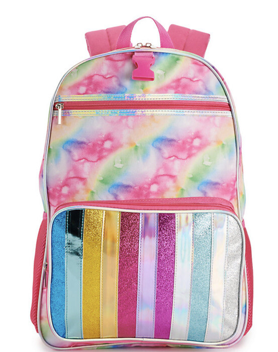 Kids Colorful Rainbow Backpack& Lunch Bag Set NWT | eBay