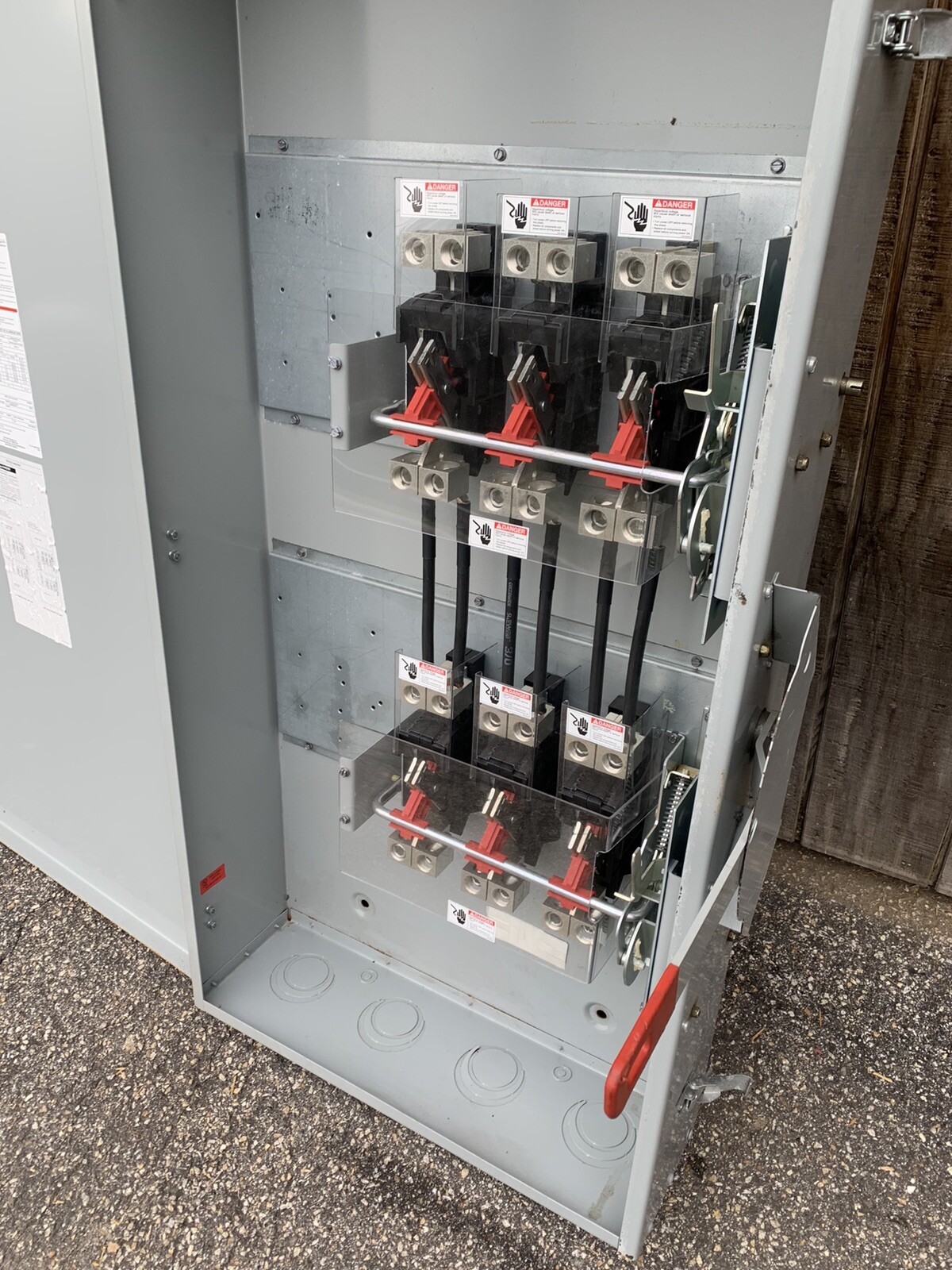 DTNF325 Siemens 400 Amp 240V 3P Non Fused Manual Transfer Switch Double ...