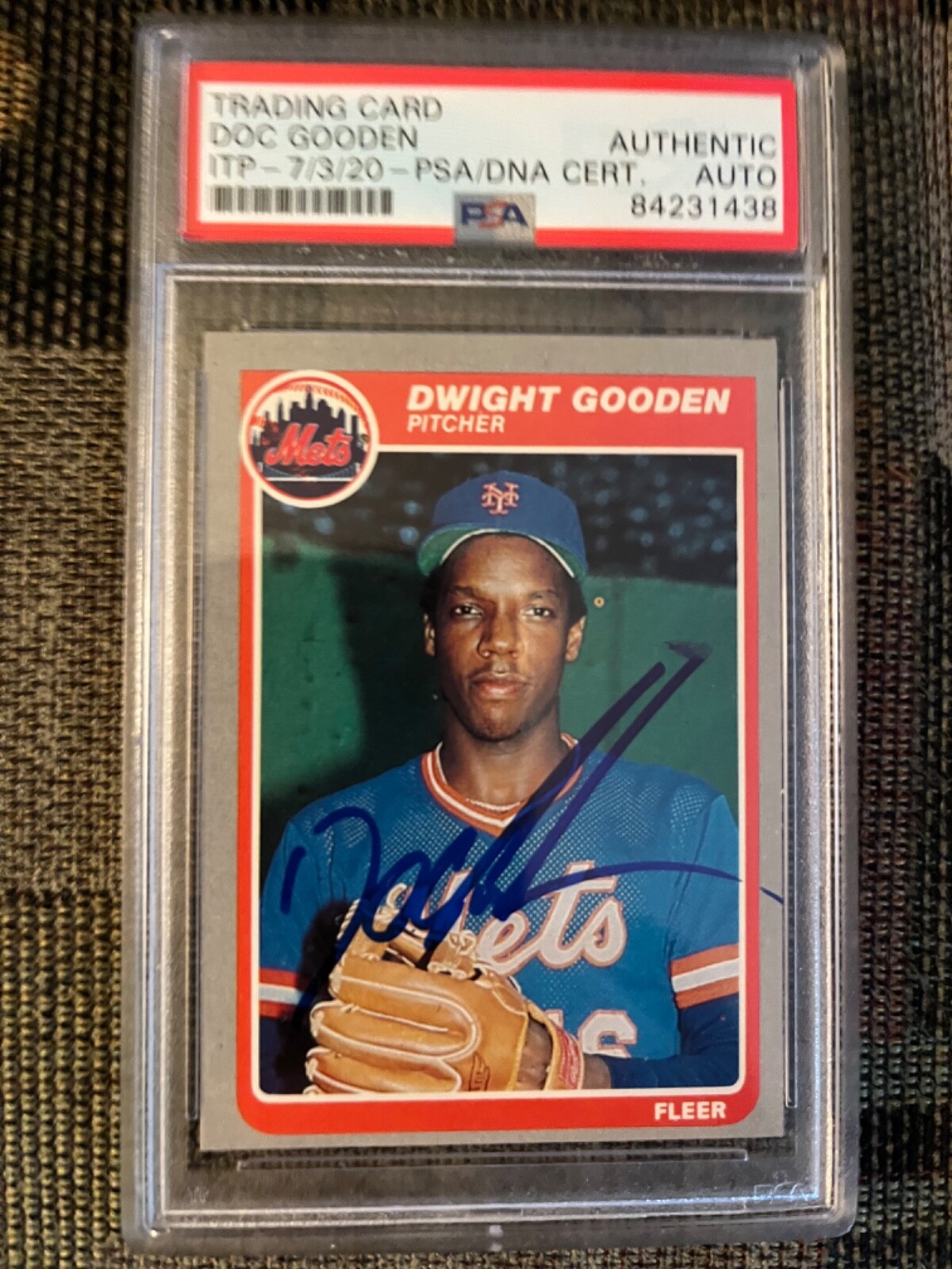 Autographed Dwight Gooden 1985 Fleer Rookie Card PSA Certified | eBay