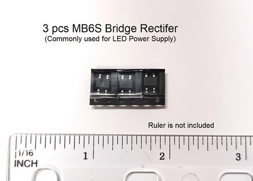 3 PCS MB6S 0.5A 600V SOP-4 SMD Bridge Rectifier USA Seller, New | eBay