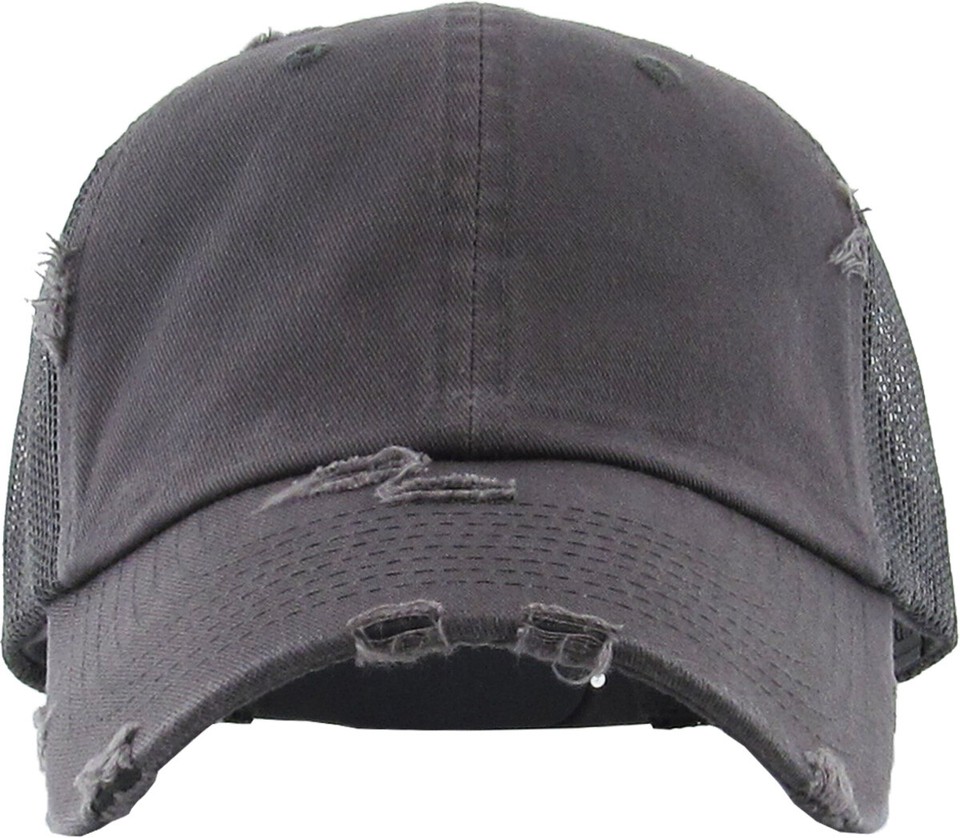 Vintage Distressed Mesh Back Dad Hat Baseball Cap Unconstructed | eBay