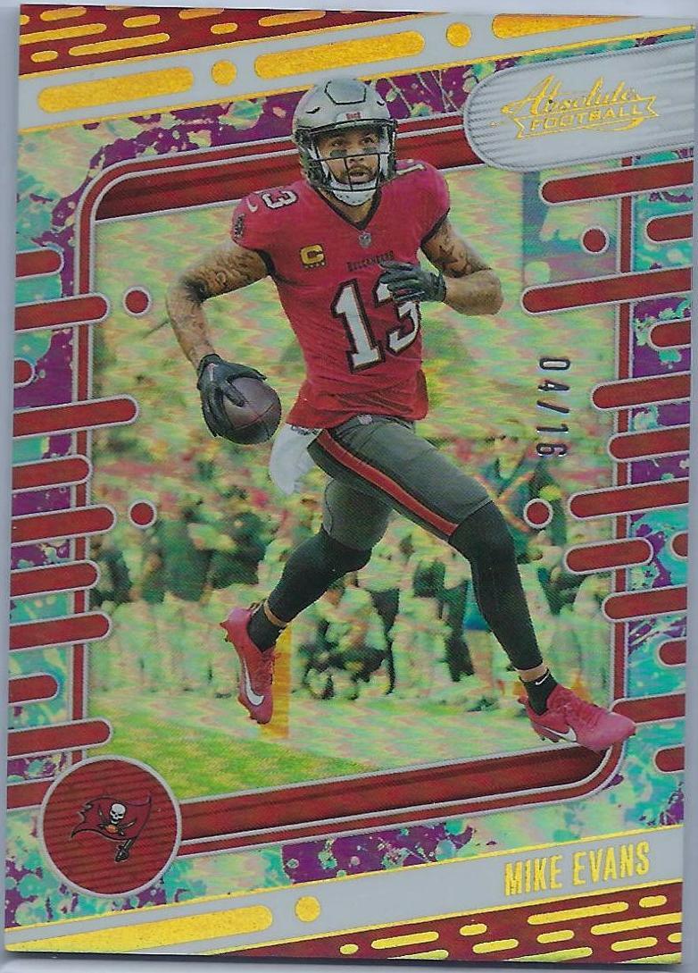 2024 Panini Absolute - Mike Evans #96 Splash Spectrum /16 for sale ...