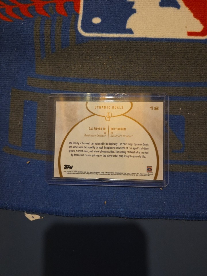 2025 Topps Dynamic Duals Cal Ripken Jr. & Billy Ripken #12 Orioles ...