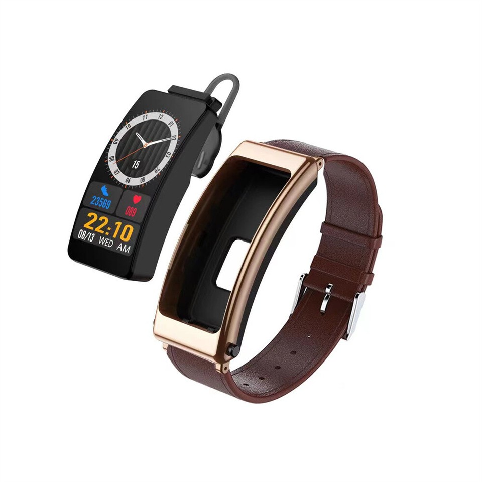 Smart Watch with Earbuds Bluetooth Headset Fitness Trackers Pedometer ...