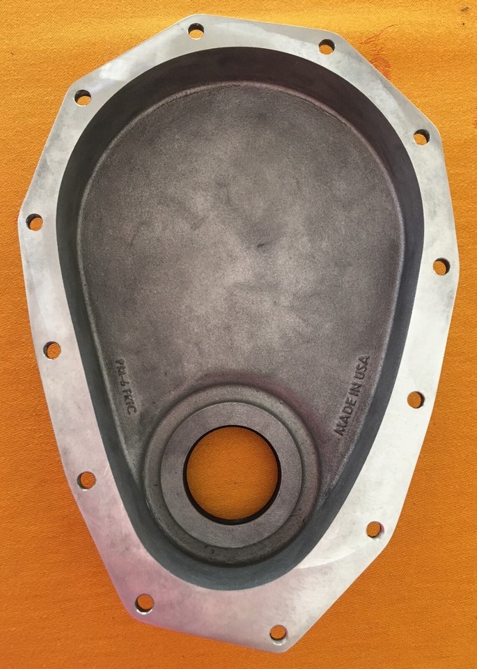 Thickstun GMC 6 Finned Aluminum Timing Cover 270 302 Inline Hot Rod | eBay