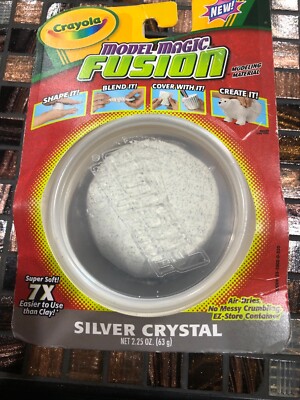 Crayola Model Magic Fusion Silver Crystal | eBay