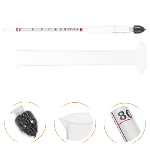 Specific Gravity Hydrometer Alcohol Tester for Beer and Wine | eBay
