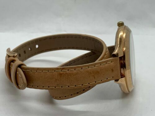 Michael Kors MK4285 Women's Watch Brown Leather Band Analog 42mm Quartz ...