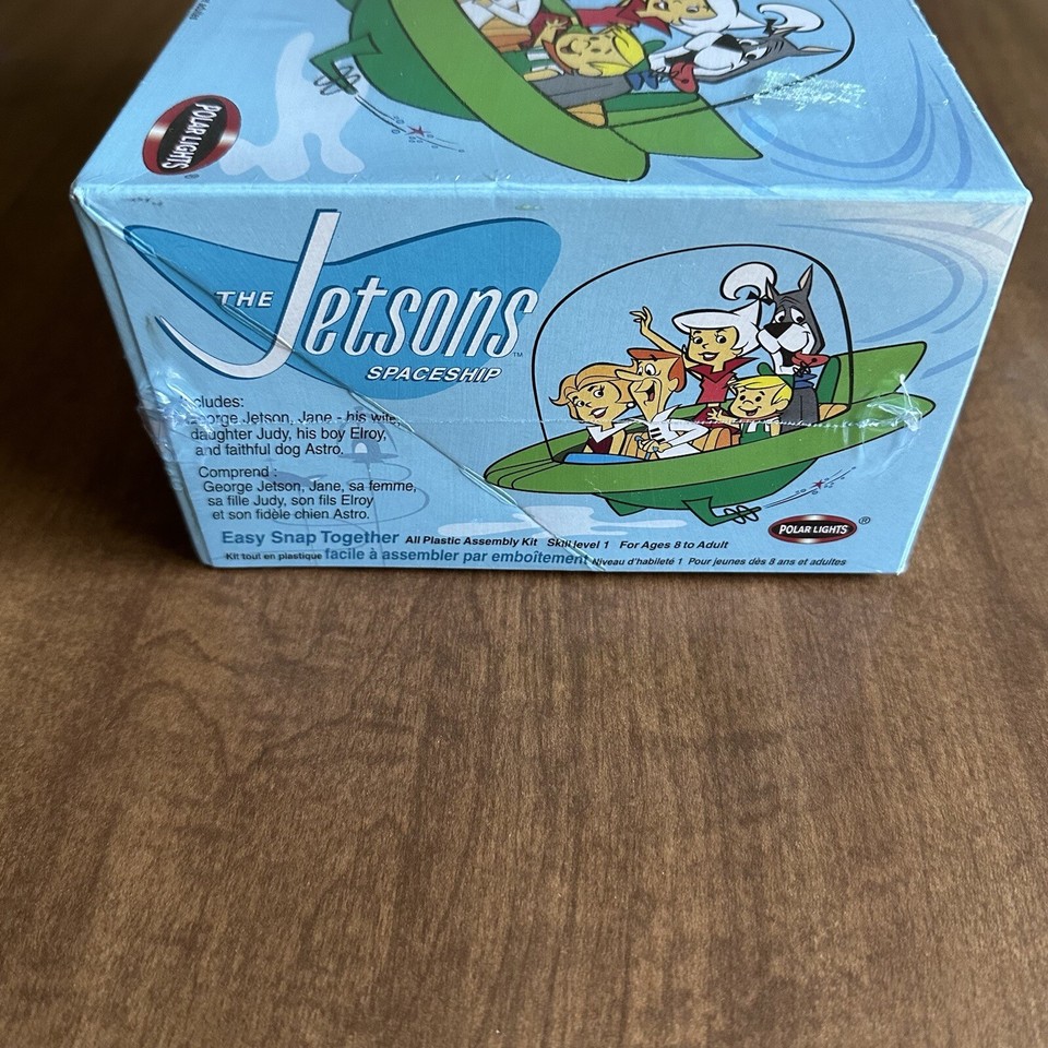 2001 Polar Lights The Jetsons Spaceship Model Kit w/ 5 Figures #6810 ...