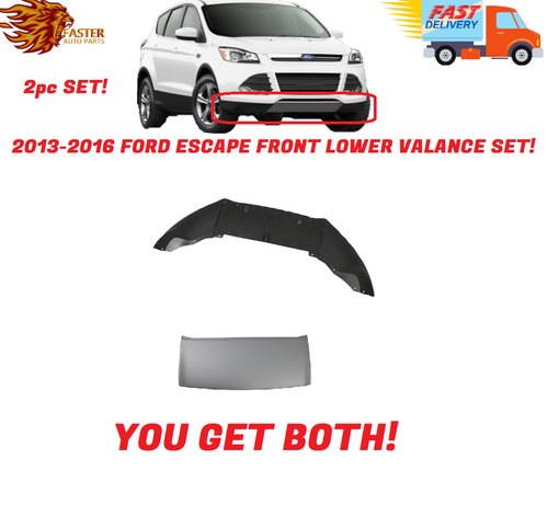NEW Textured Black - Front Bumper Lower Valance for 2013-2016 Ford ...