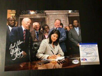 Nikki Haley SIGNED Autograph 8x10 photo 2024 President GOP PSA/DNA COA ...