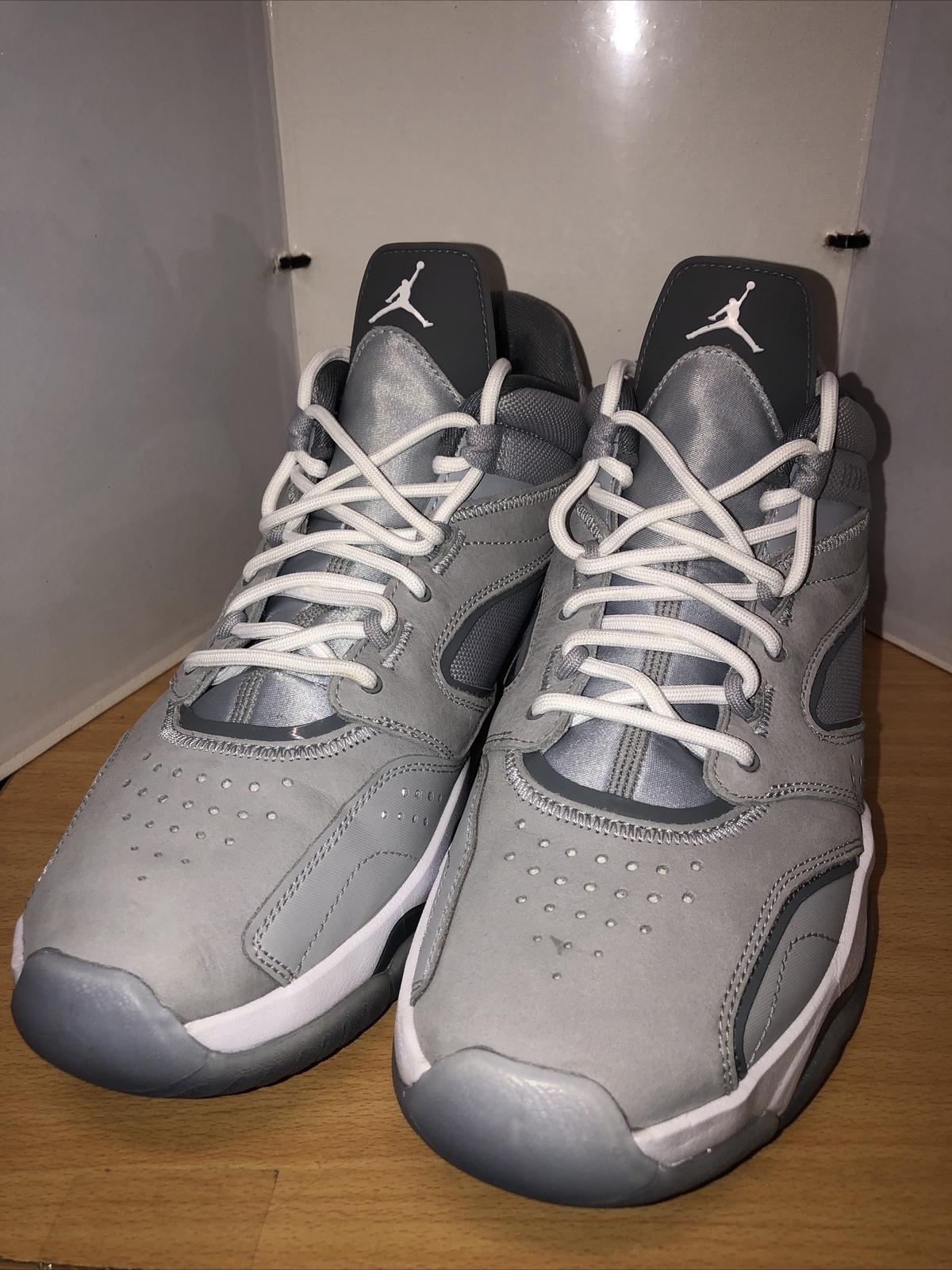 Air Jordan Point Lane Wolf Cool Gray Sneaker Size 10.… - Gem