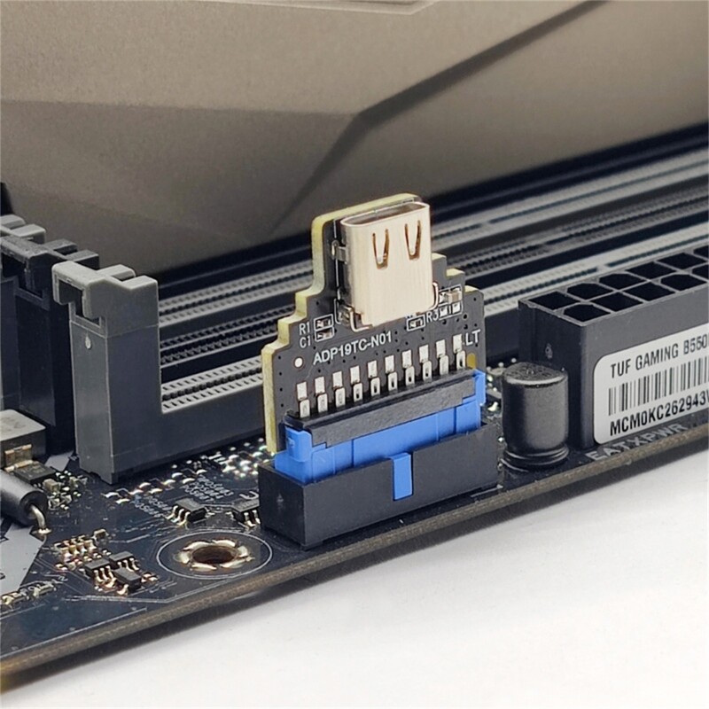 19Pin Internal Header IDC to Female TYPE-C Port 19PIN Adapter Stable | eBay