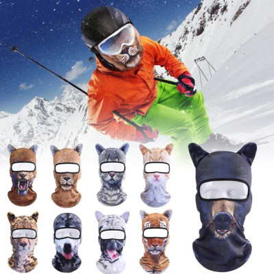 3D Animal Funny Balaclava Full Face Mask Neck Warmer for Ski Halloween ...