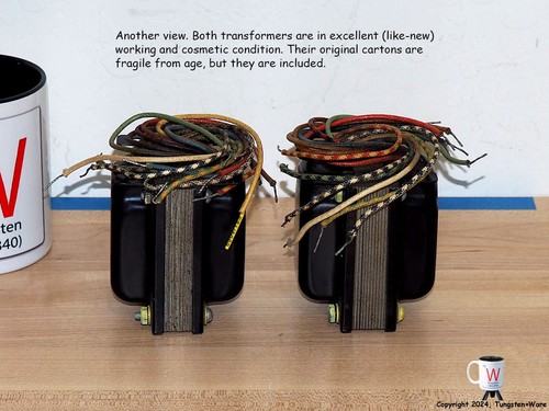 PAIR! Halldorson E-1041 Audio Input Interstage Transformer Multi-Taps ...