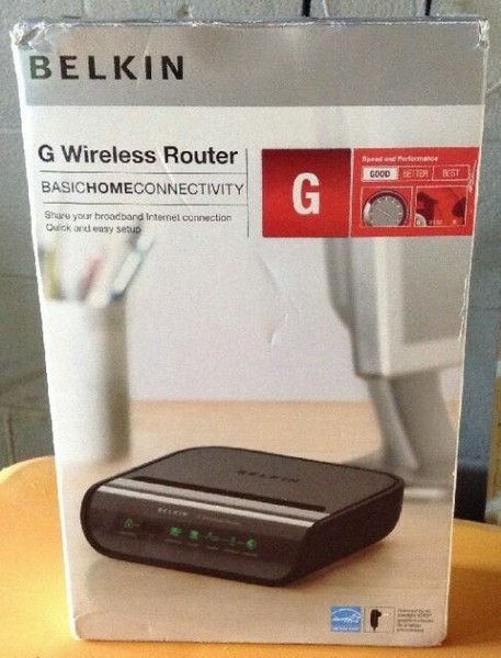 Belkin G Wireless Router Basic Home CONNECTIVITY F5d7234-4 V4 With 4 ...