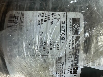 NEW. Marathon B206, 48S17D2107, S87-873, Condenser Fan Motor, 1/4 Hp ...