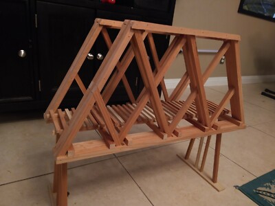 G Scale Truss Bridge! 24" Model Train Garden Trestle Use With LGB MTH ...