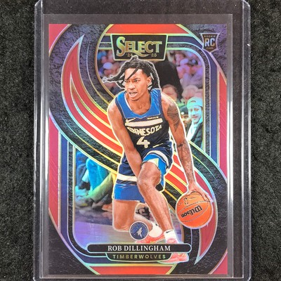 2024-25 Select ROB DILLINGHAM Premier Level Rookie Red /199 #187 | eBay