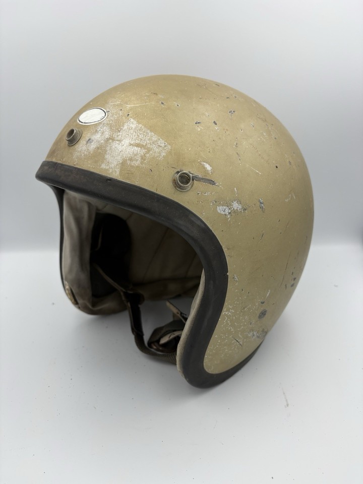 1970 BELL Super Magnum Vintage Motorcycle Helmet SNELL Approved Open ...