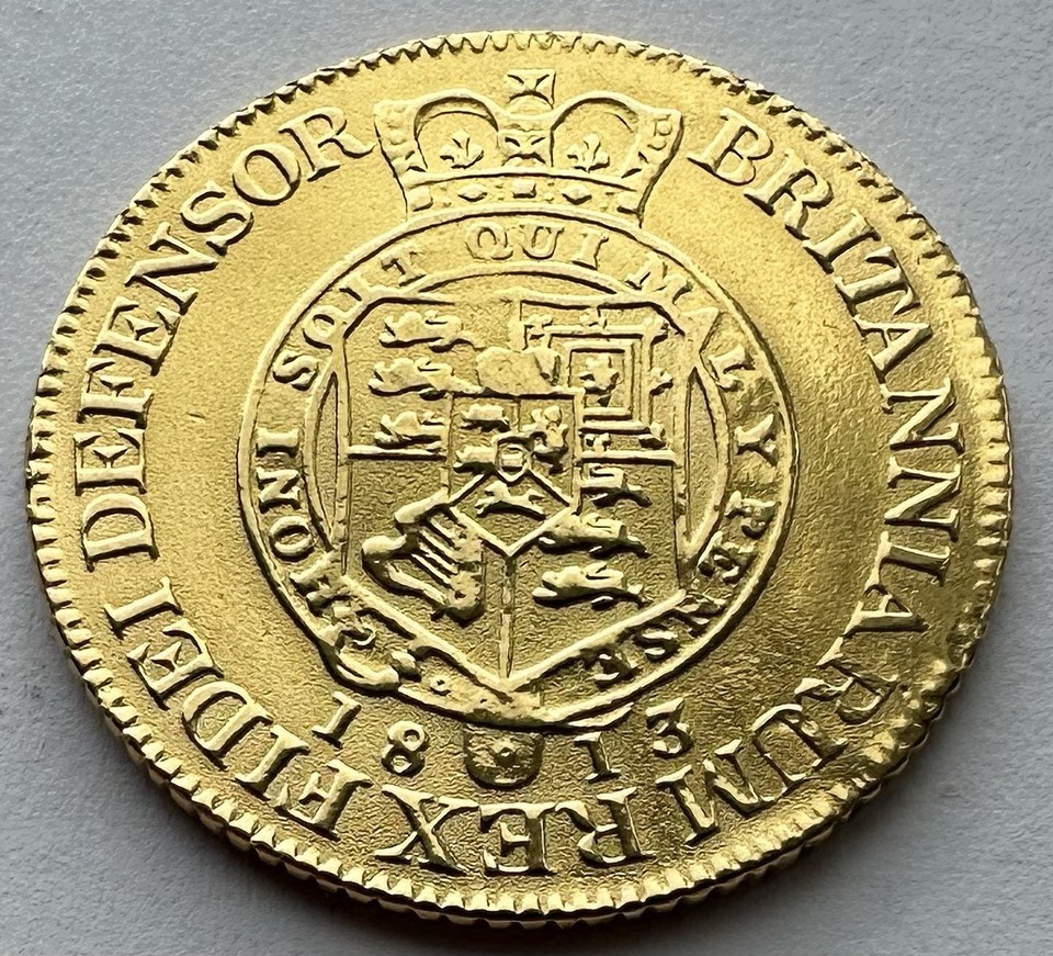1813 Guinea Military - George III British Gold Coin*719 | eBay UK