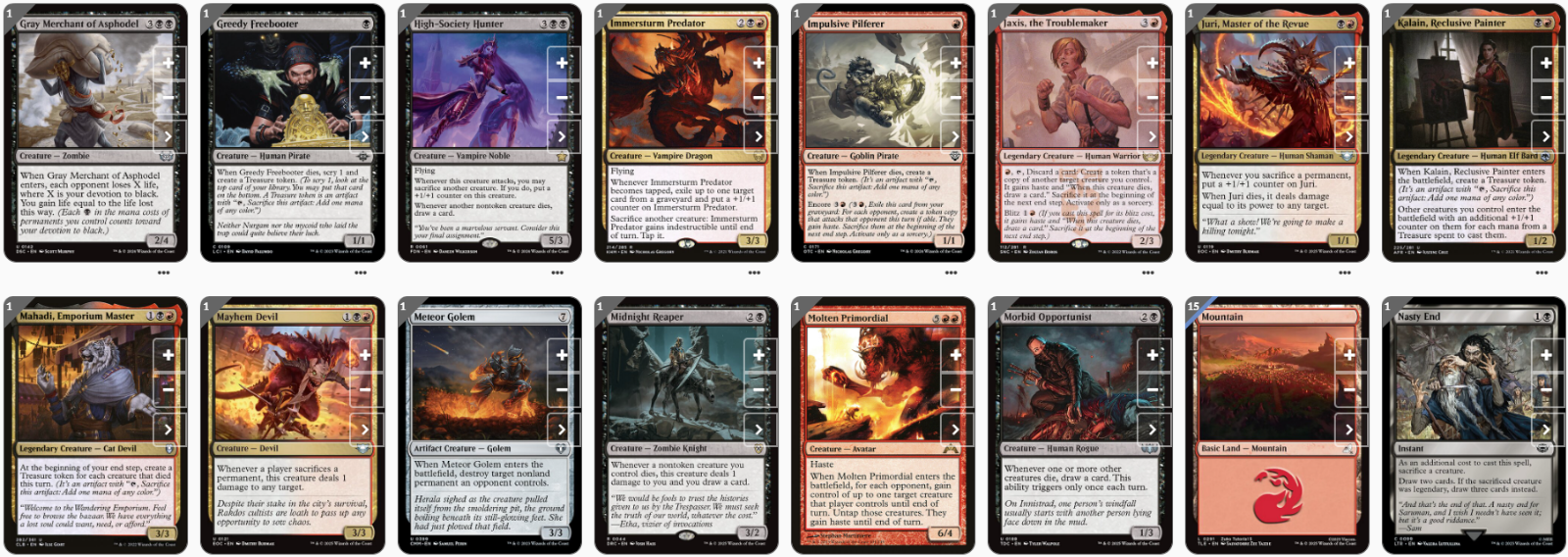 Kardur Doomscourge *Custom Commander Deck* MTG EDH Rakdos Aggro Chaos ...