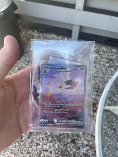 Pokemon Charizard EX 199/165 Sir Scarlet & Violet 151 Series English ...