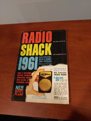 RARE 1961 Radio Shack Catalog Vintage Amplifiers Short Wave Ham Radio ...