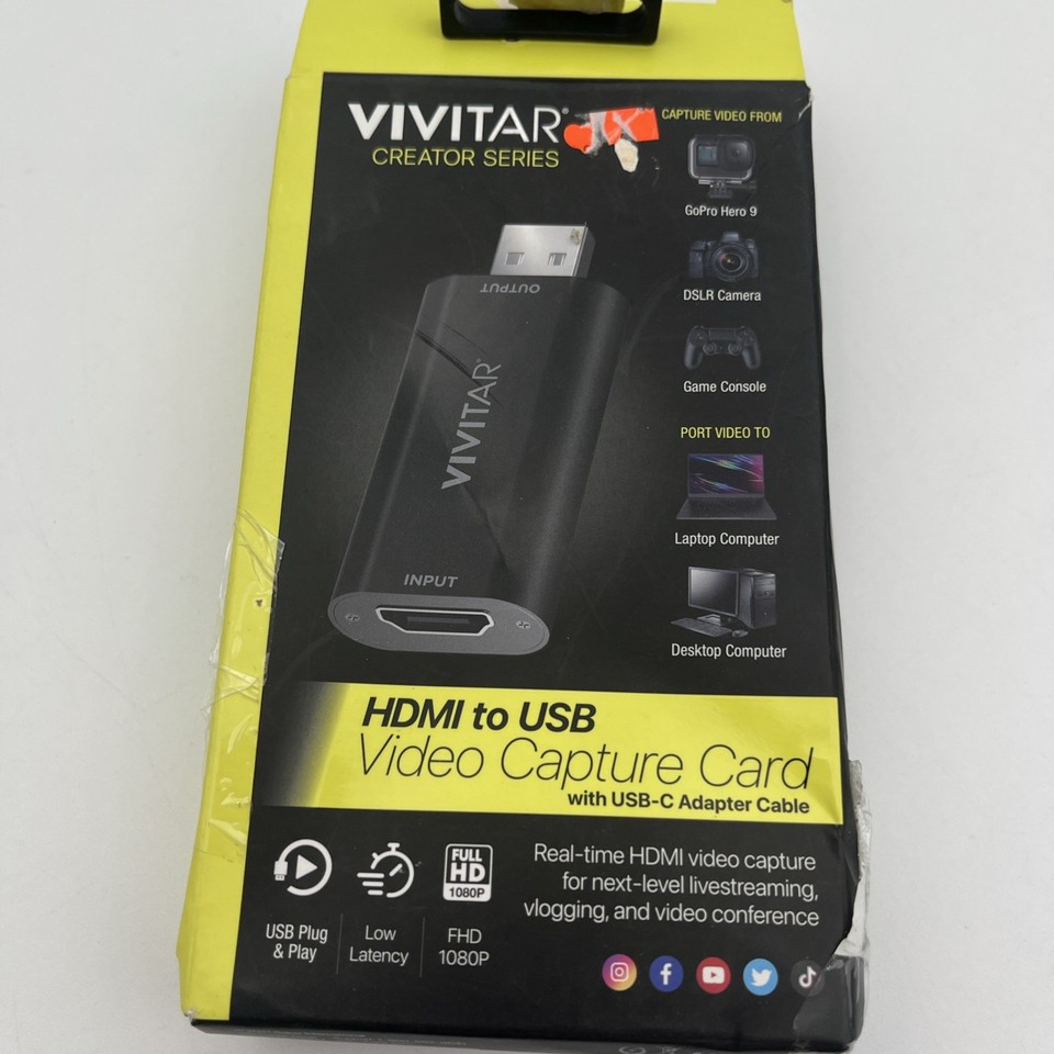 Vivitar HDMI to USB Video Converter USB Capture | eBay