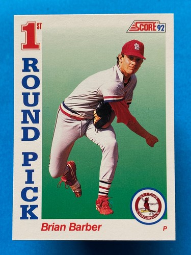 1992 Score Brian Barber #803 | eBay