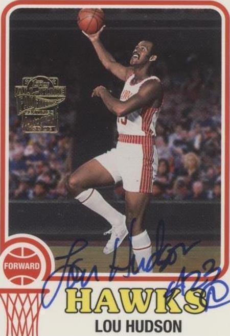 2005-06 Topps 1952 Style - Fan Favorites Autographs Lou Hudson #FFA-LHU ...
